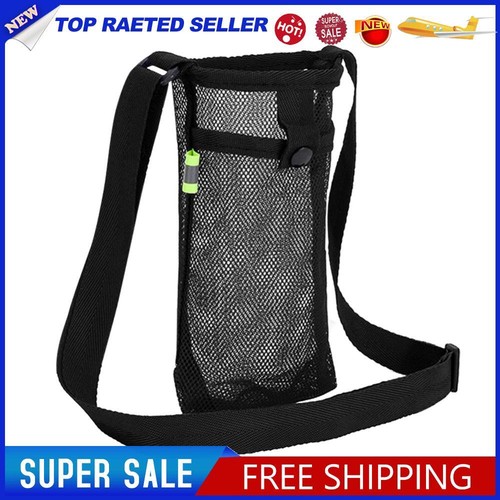 Portable Cup Holder Bag Water Bottle Mesh Net Carry Bag for Running ...