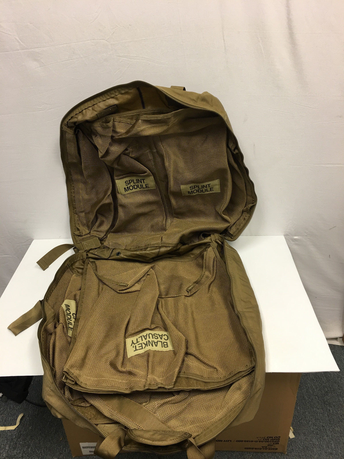 US Military Mass Casualty First Aid Kit Bag Backpack - 6545-01-526-0423 ...