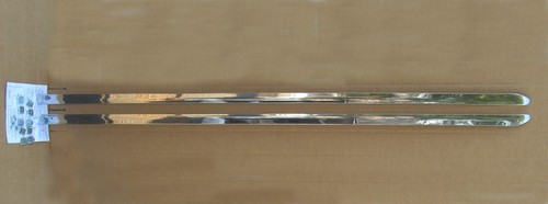 1955 CHEVY ROCKER PANEL STAINLESS STEEL MOLDINGS with CLIPS NEW PAIR | eBay