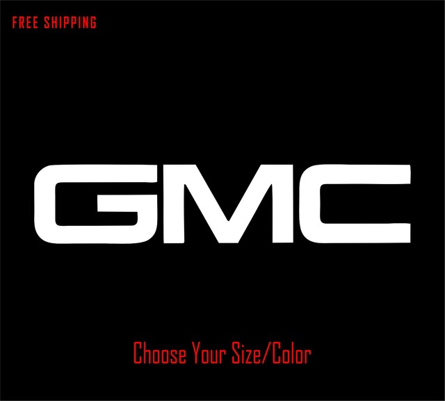 GMC Emblem Vinyl Decal for Yukon Sierra Acadia Truck 4X4 Racing | eBay