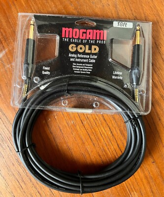 Mogami Gold Series Instrument Cable 18 ft. | eBay