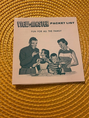 View-Master Reel List / Packet List | eBay