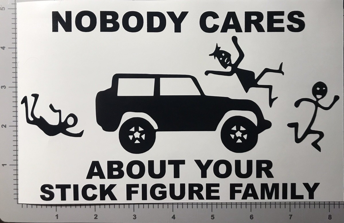 Nobody Cares About Your Stick Figure Family