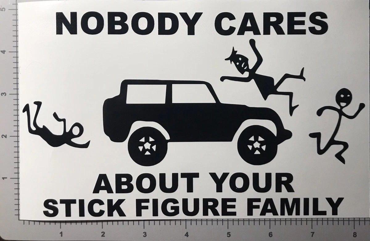 Family Of 6 Stick Figures