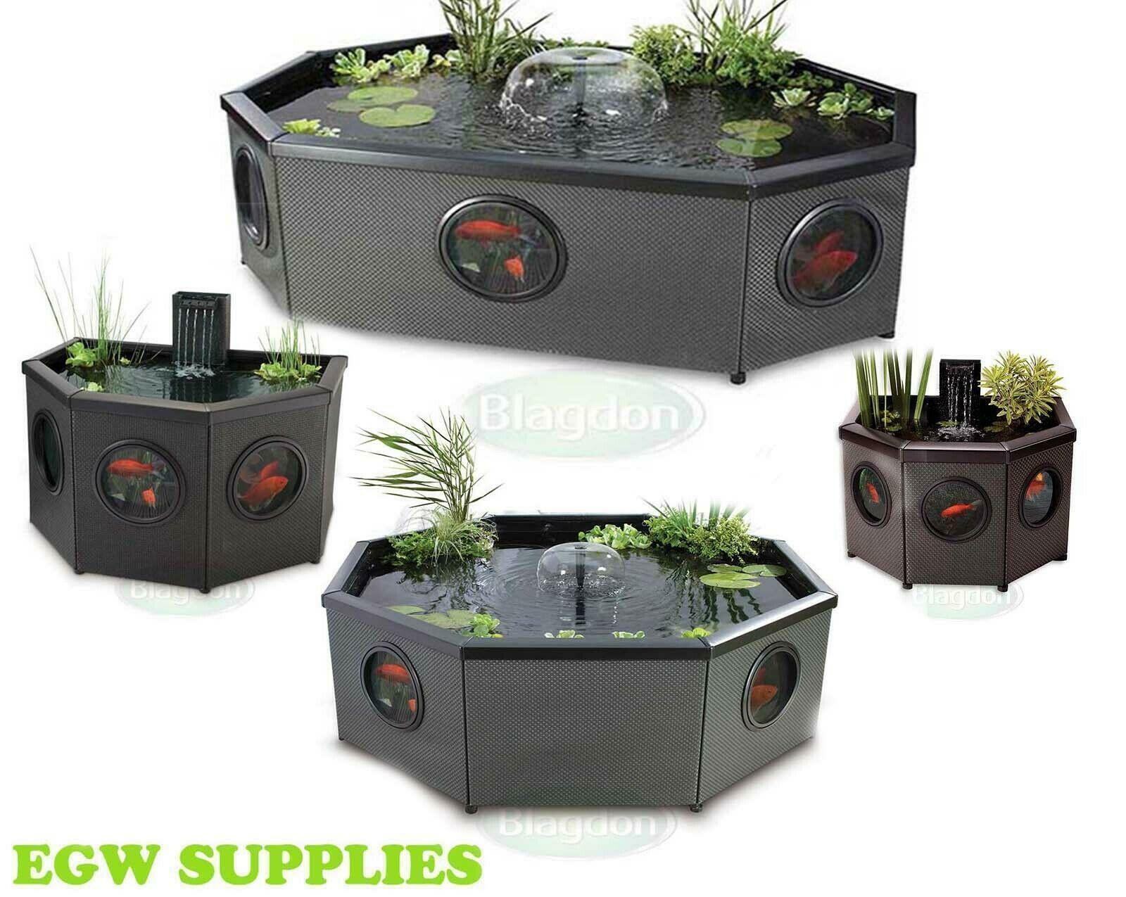 Blagdon Affinity Mocha Raised Fish Pond Patio Garden Aquarium Feature ...