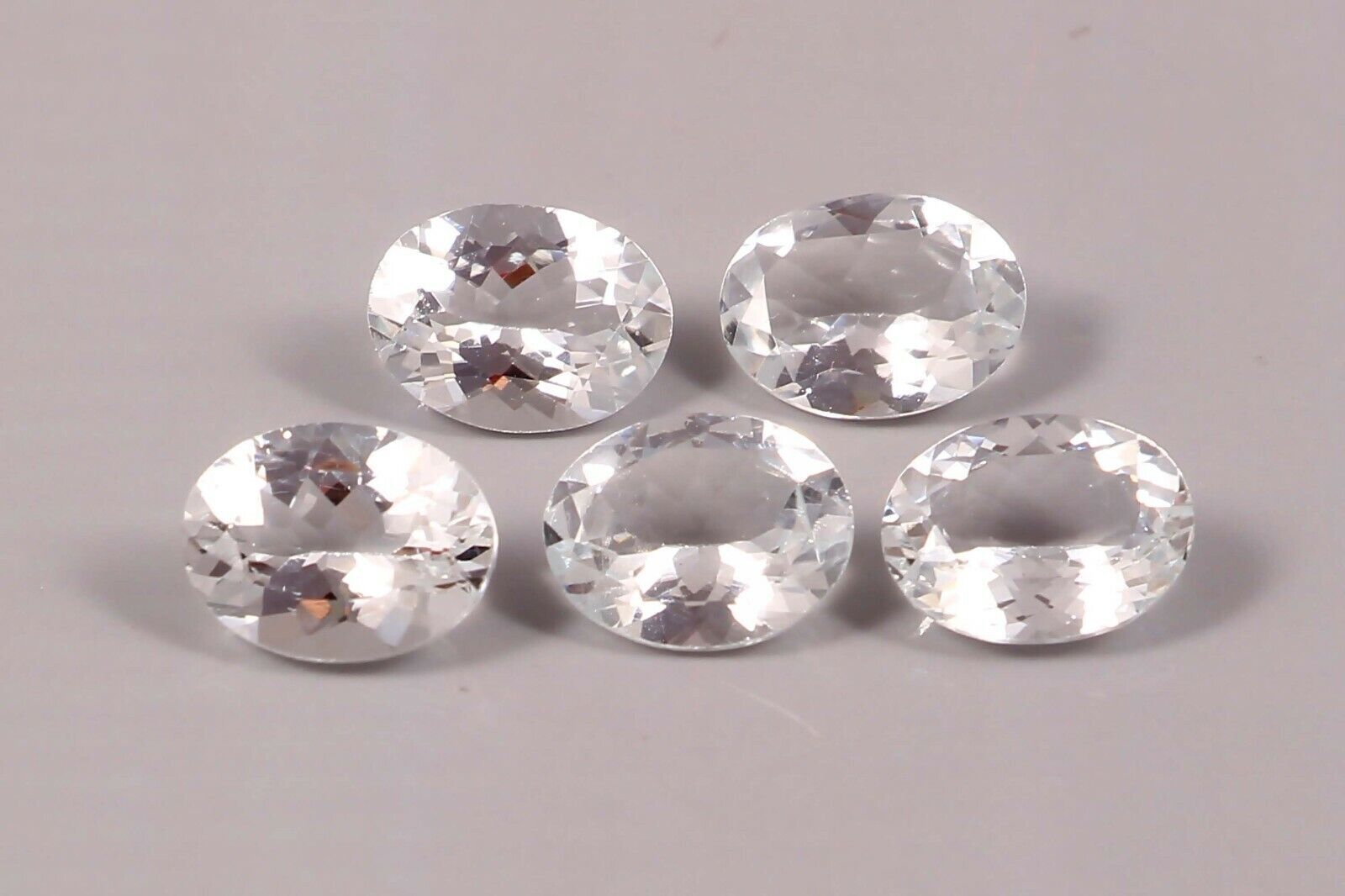 Natural Colorless Beryl Oval Faceted Loose Stone Wholesale Oval 6*4 MM ...