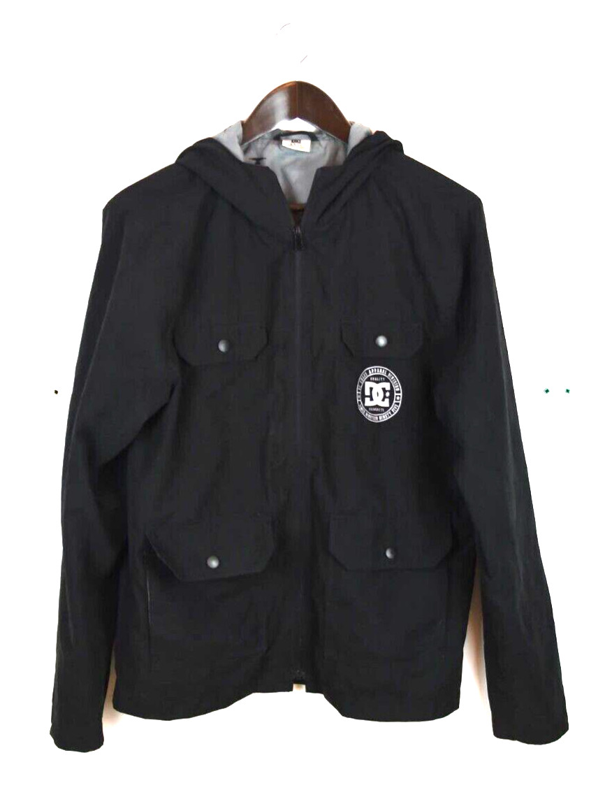 DC Apparel Quality 4 Pocket Hood Zip Front Jacket Ska… - Gem