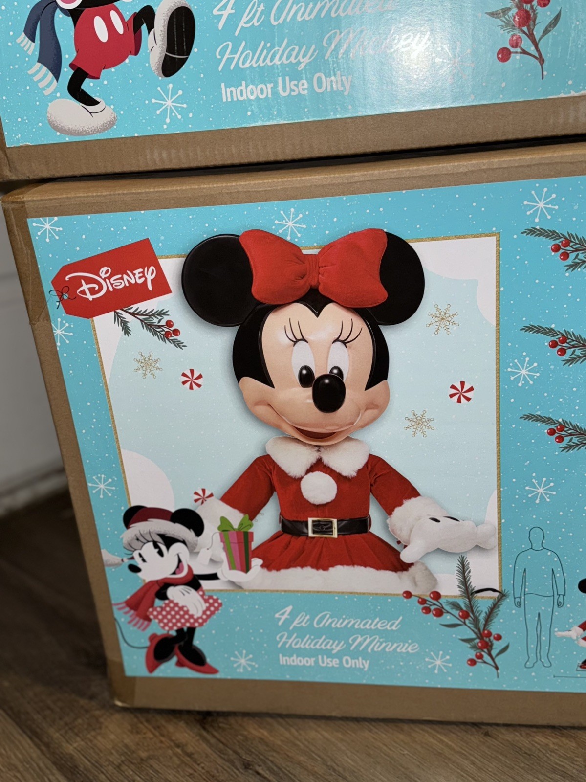 Disney 4 ft Animated Holiday Mickey Mouse Home Depot Exclusive ...