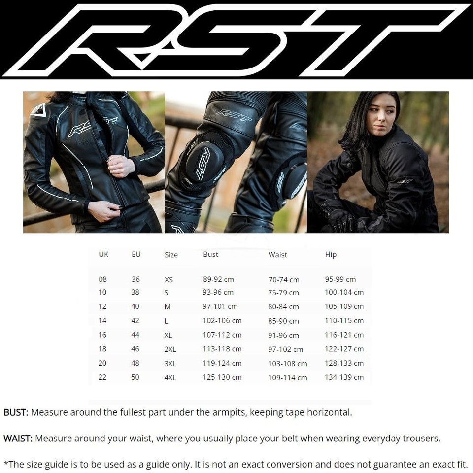 RST S1 D3O Women's Waterproof Motorcycle Jacket Short Sports Motorbike ...