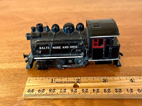 Vintage HO Scale Gauge B&O 0-4-0 Switcher Model Railroad Train Engine ...