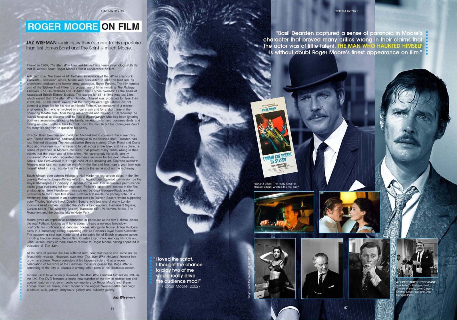 CINEMA RETRO ISSUE #2 JAMES BOND MAN FROM UNCLE SERGIO LEONE CLINT ...