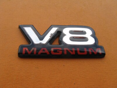 94 95 96 97 98 99 00 01 DODGE RAM V8 MAGNUM SIDE EMBLEM LOGO BADGE SIGN ...