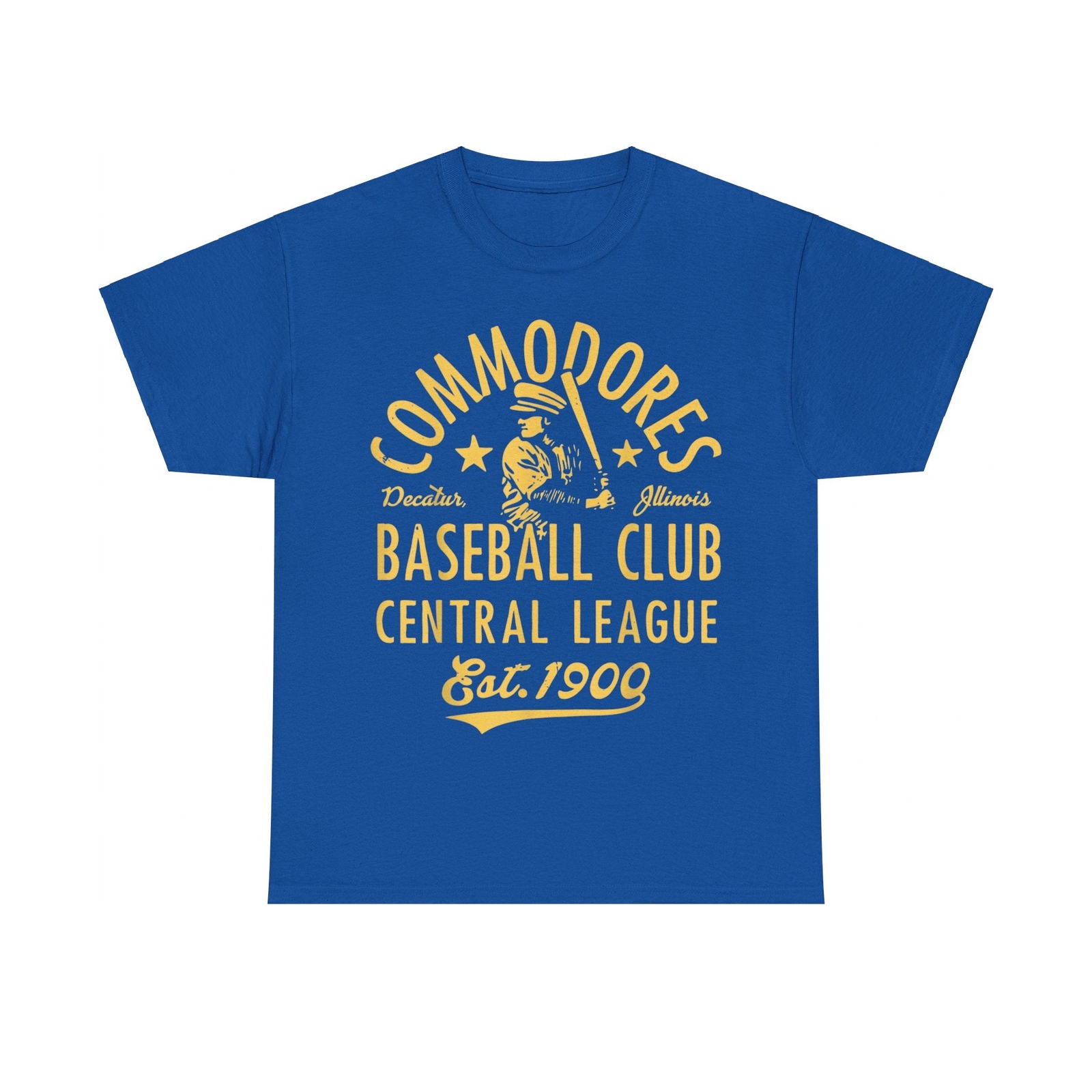 Decatur Commodores Est 1900 Illinois Baseball T-shirt | eBay
