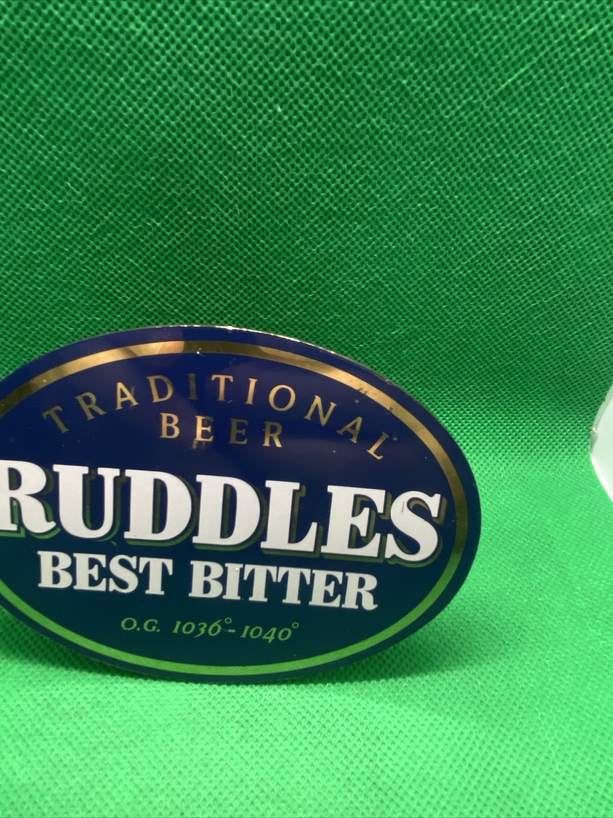 Vintage Ruddles Best Bitter Sign, Metal,Pump Clip, Font Badge, Pub ...