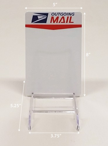Outgoing Mail Sign Decal mail Holder. USPS pick up sign | eBay