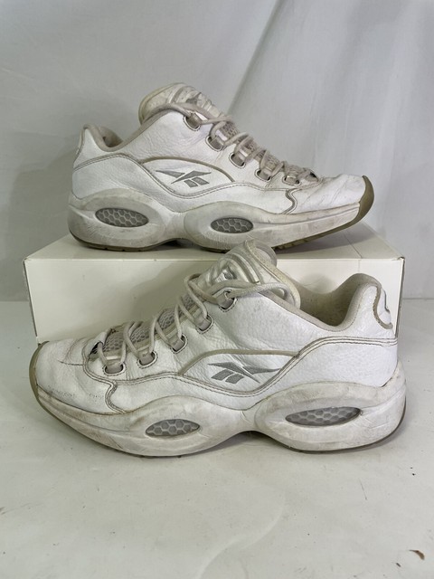 Size 14 - Reebok Question Low White Clear Blue Sole 2021 for sale ...