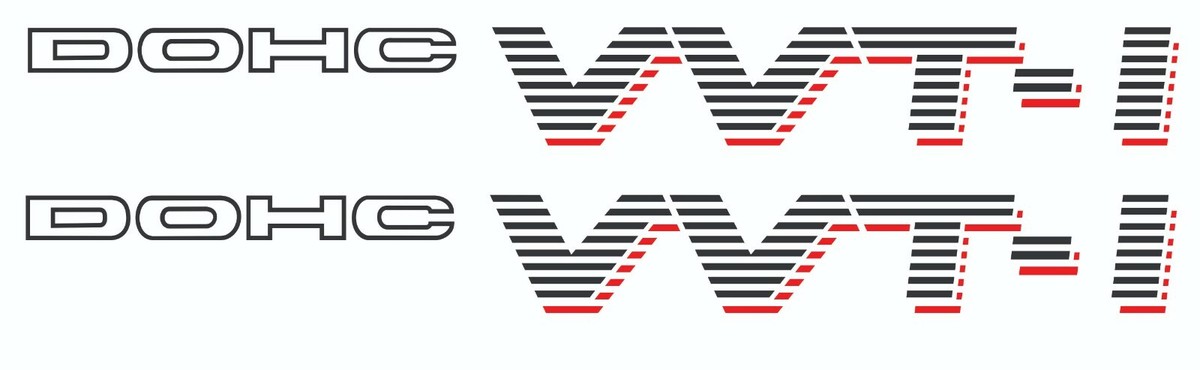 Vvti Dohc Logo 11101 22080 11101 22052 16V 1.8L 1ZZ 1ZZ FE DOHC VVTI