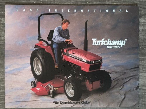 Case International Tractors 245 Turfchamp Sales Brochure Dealer ...