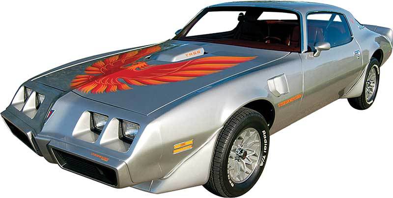 1978 - 80 TRANS AM COMPLETE DECAL KIT W/ 1 PC HOOD BIRD - ORANGE - GM ...