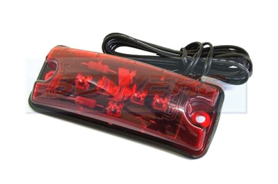 BMAC 360R24 LED RED REAR MARKER LAMP LIGHT 24V BUS COACH TRUCK LORRY ...