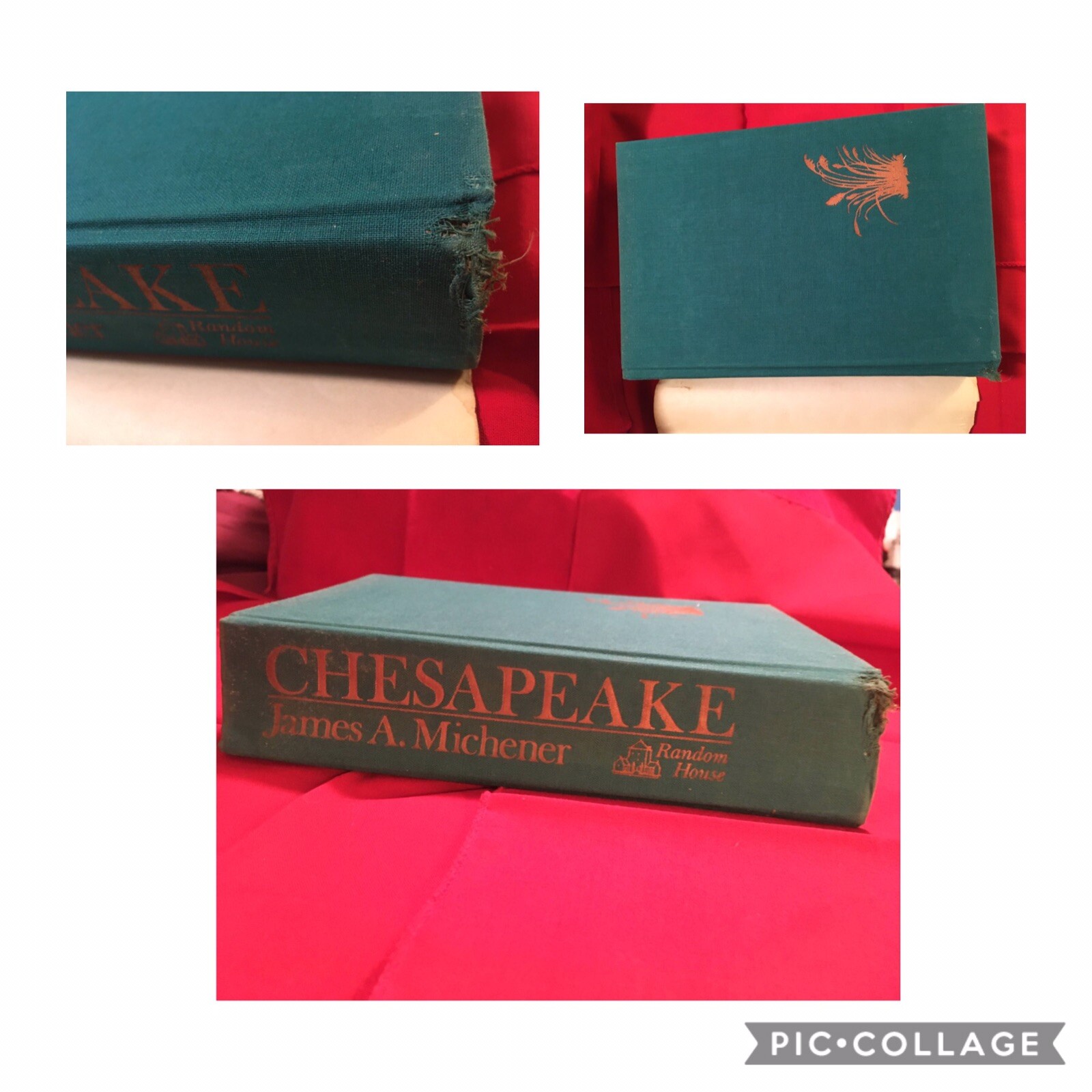 “Chesapeake” By James A. Michener Hardcover 1st Edition With Dust Cover ...