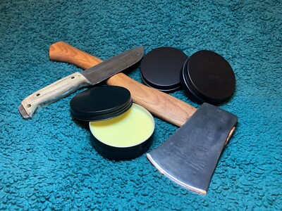 4oz Bees Axe Wax-Semi-Hard Finishing/Protective Wax For Metal, Wood and ...