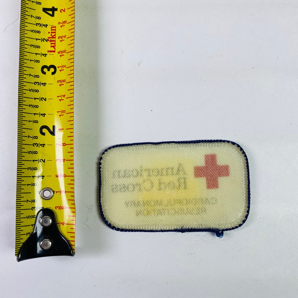 Cardiopulmonary Resuscitation CPR American Red Cross 2.5"x1.5" Patch D2 ...