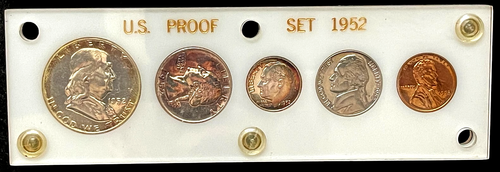 1952 US Mint Silver Original Proof Coin Set Capital Holder-CAMEO's | eBay