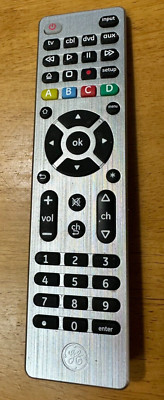 GE 7252 General Electric 4-Device Universal Remote Control 33710 CL4 ...