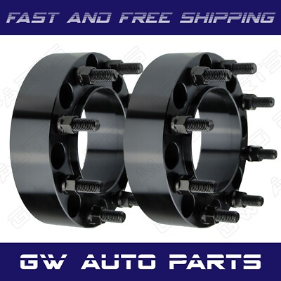 2 PC 2" Hub Centric Wheel Adapter 8x6.5 to 8x170 Convert Ford Wheel on ...
