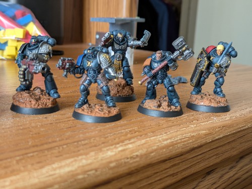 Warhammer 40K - Space Marines - Deathwatch Veterans Squad - Painted ...