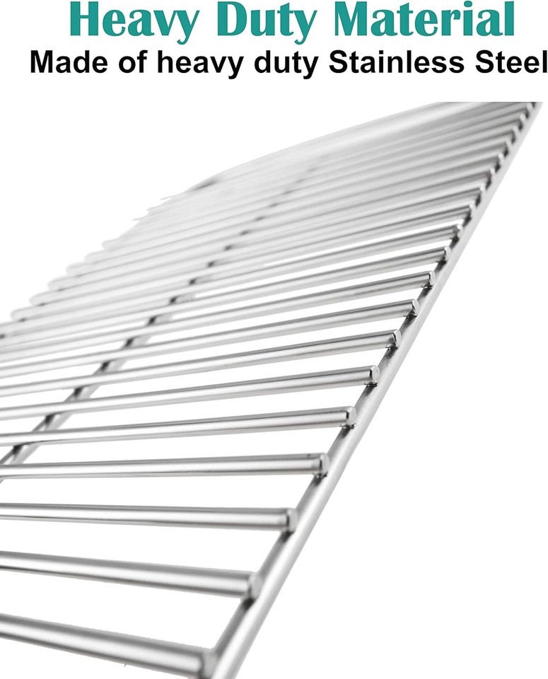 Stainless Steel Grill Grate for Charcoal and Gas Grill, Replaces 70211 ...