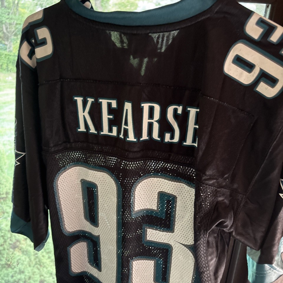 Reebok NFL Philadelphia Eagles Jevon Kearse Black Football Jersey Mens ...