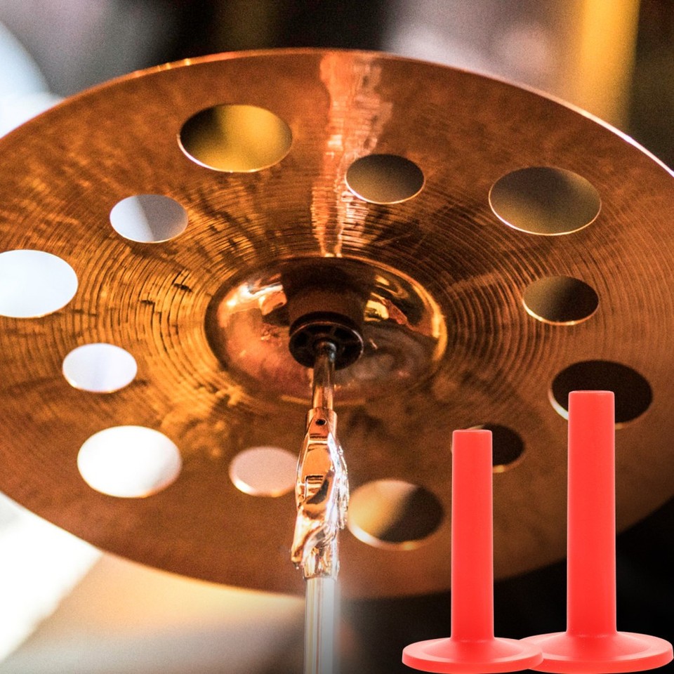 12 Pcs Drum Accessories Musical Instrument Plastic Cymbal Sleeves with ...
