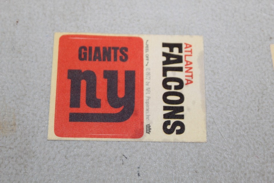 1972 FLEER FOOTBALL LOGO STICKERS Complete Finish Fill Your List Set U ...