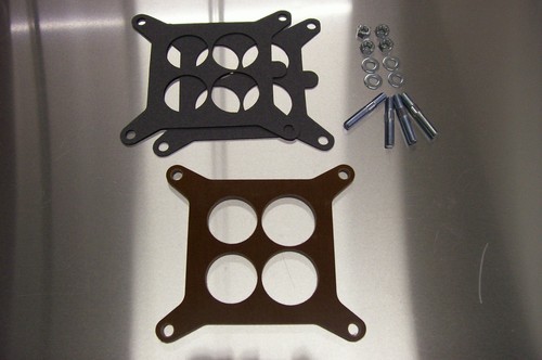 Fits Carter AVS Phenolic Carb Insulator Spacer Heat Soak Riser 4 Barrel ...