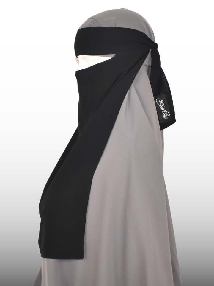 Single Layer Niqab Face Veil for Muslim Women Prayer Khaki | eBay