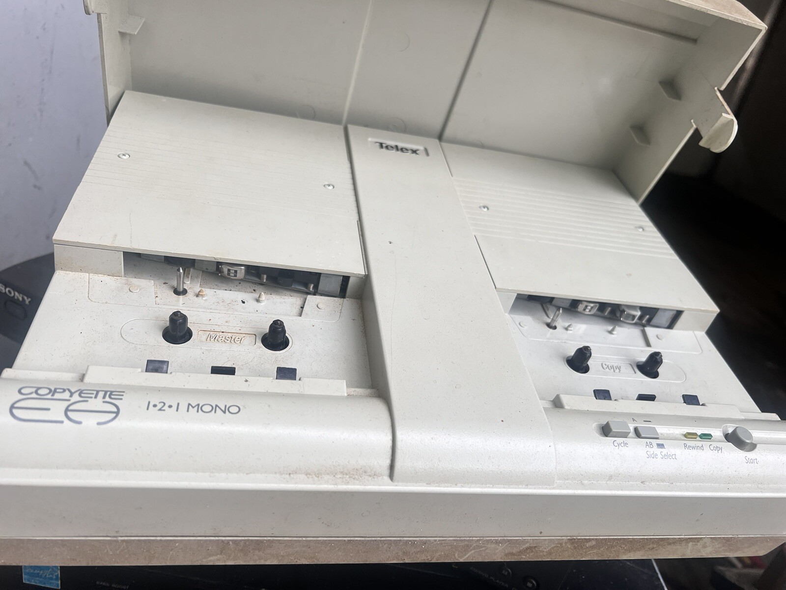 TELEX COPYETTE 1-2-1 STEREO CASSETTE DUPLICATOR RECORDER 300350001 ...