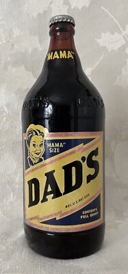 VINTAGE 32oz DADS ROOT BEER SODA BOTTLE | eBay