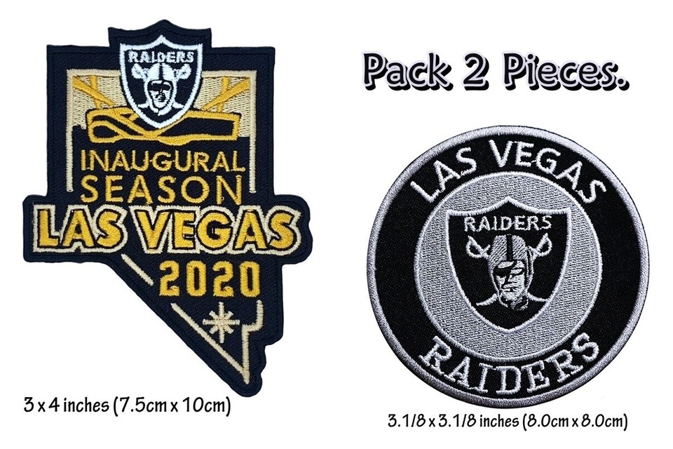 Raiders Football Logo Embroidery Patches ,iron ,sew *TH- USA BY USPS ...