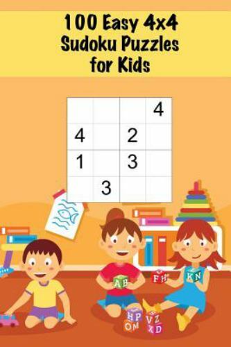 100 Easy 4x4 Sudoku Puzzles for Kids: Mini Sudoku Puzzle for Children ...