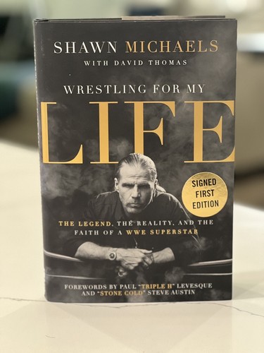 Shawn Michaels Wrestling For My Life Signed First Edition Hardcover ...