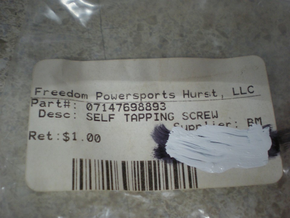 NOS OEM BMW Self Tapping Screw 2010-20 K1600GT 07147698893 | eBay
