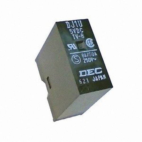 PCB SPST Relay - Coil 5V DC - Contact 8A 125V AC DJ1U-5VDC TV-8 | eBay