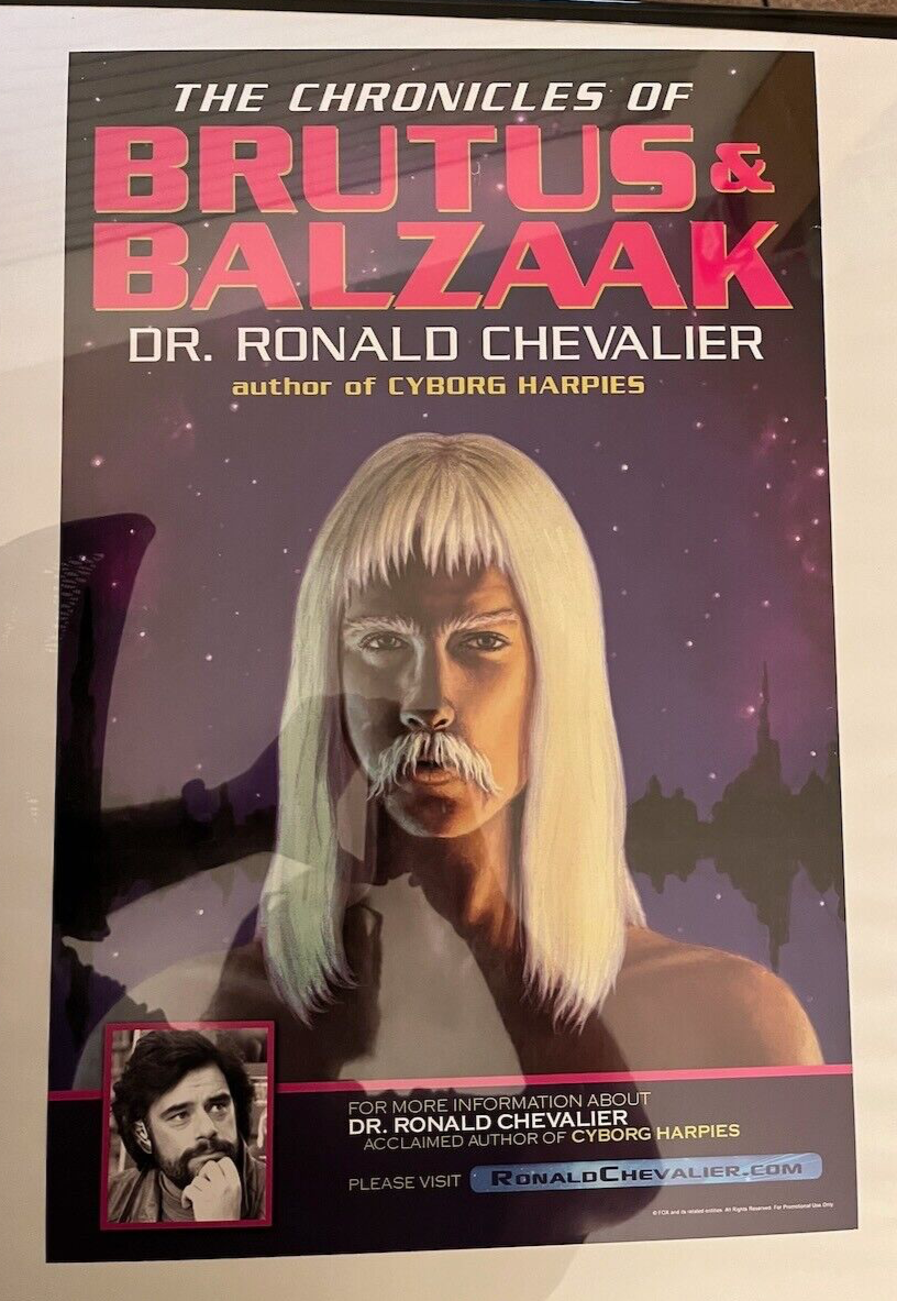 Chronicles Of Brutus Balzaak Poster Dr Ronald Chevalier Jermaine ...