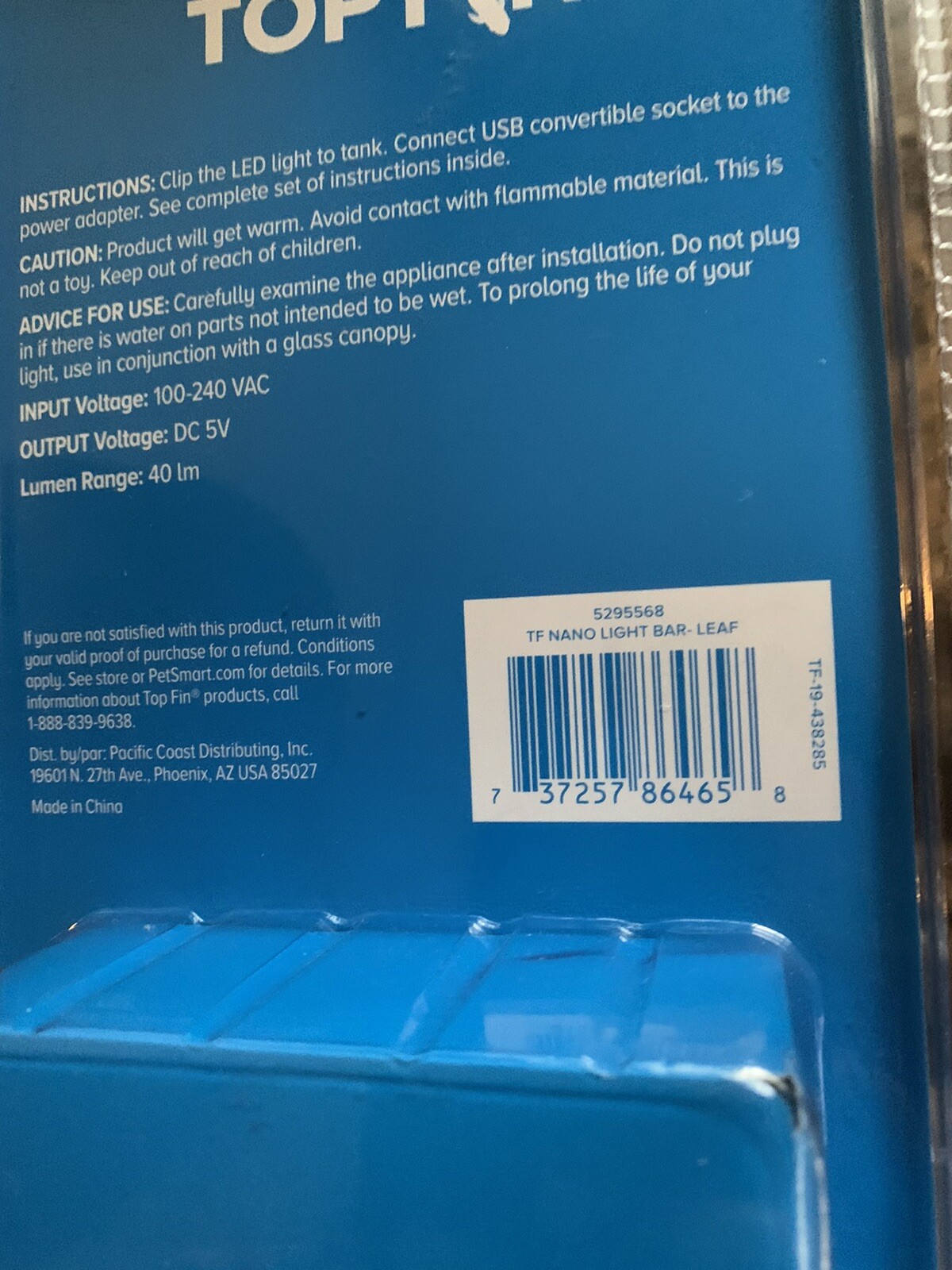 Top Fin LED Light Aquarium Nano Flexible Water Resistant Ipx4 Ship for ...