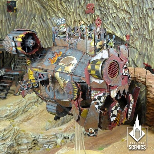 Orc Minelayer Kraft Wooden Kromlech Ork Mekboy Stompa Mek Boss Buzzgob ...