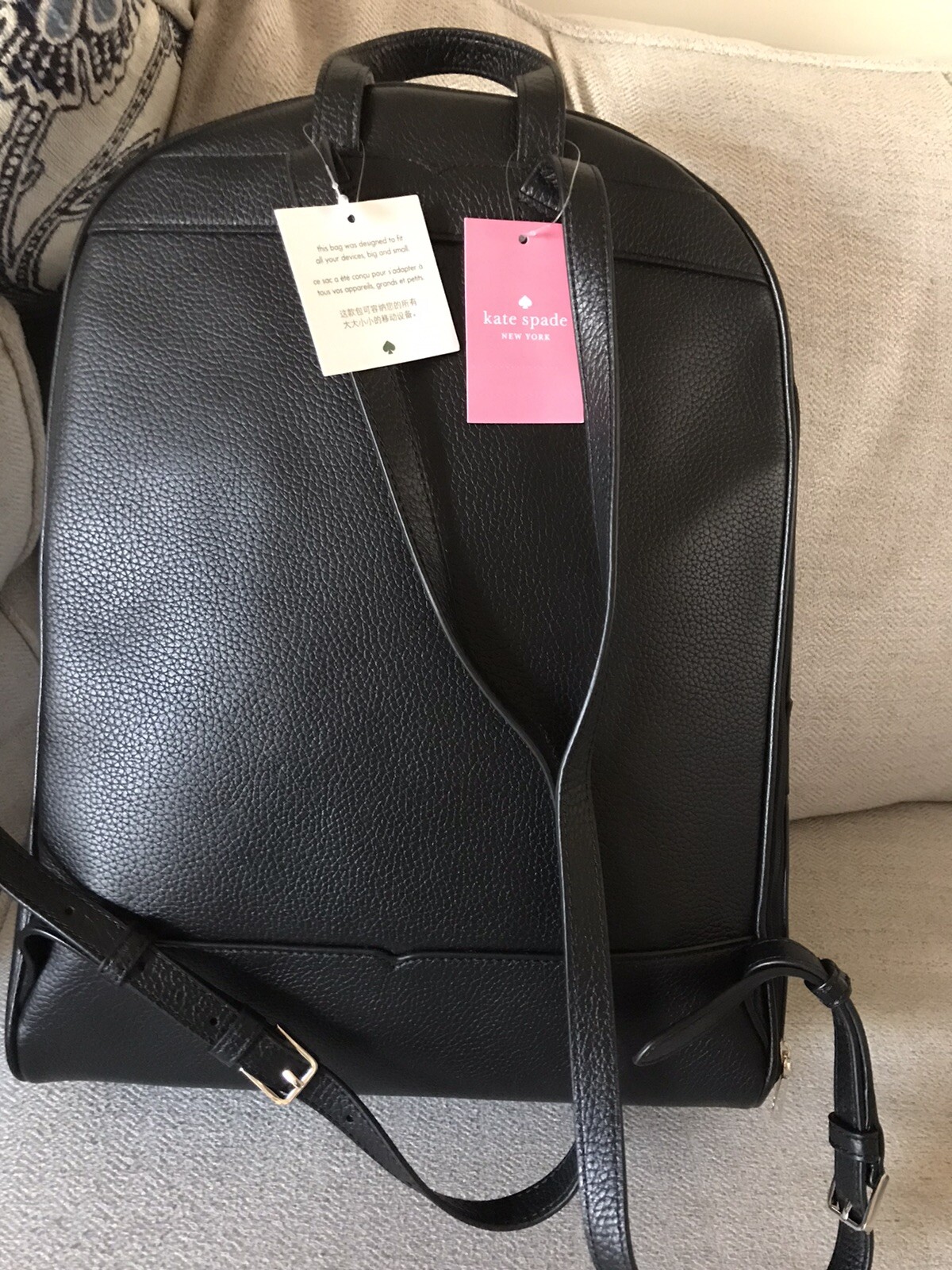 kate spade large backpack balck | eBay