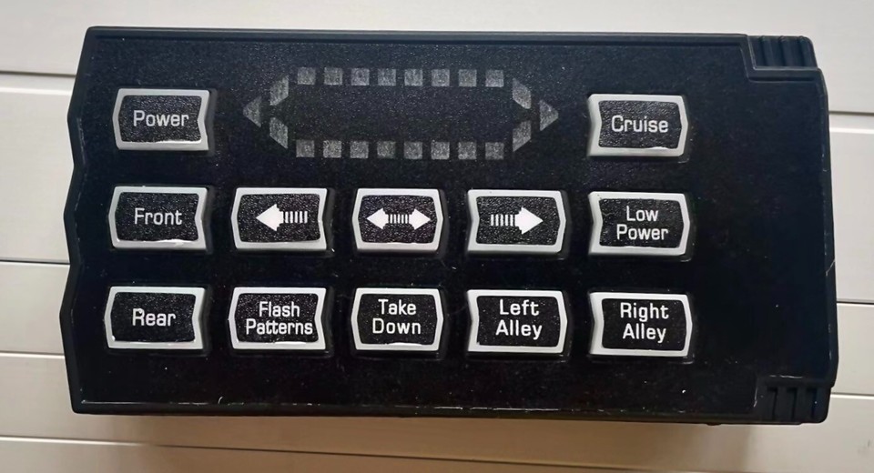 56" LED Strobe Beacon Lightbar w/ Cruise Control, Alley&Brake&Turn ...