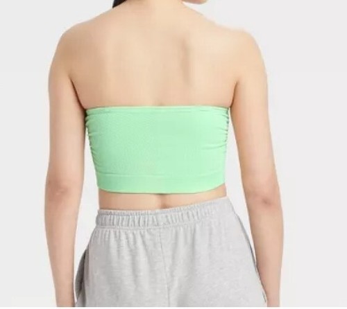 Women's Ruched Rib Bandeau Bra - Colsie™ | eBay